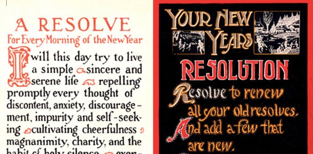 New Year’s Resolutions: A Brief History – Khambay's Words, Words, Words
